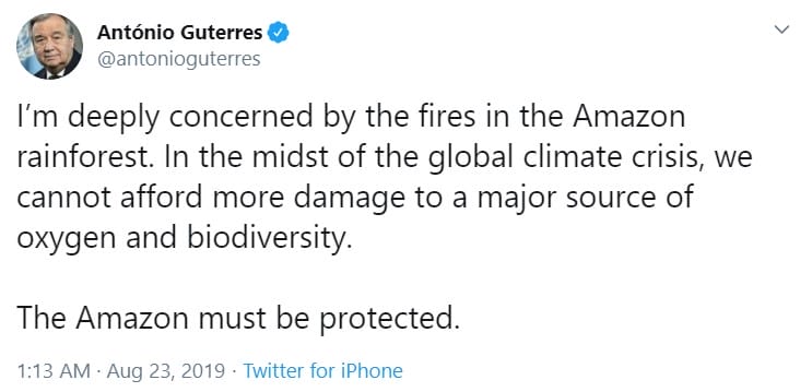 NASA Releases Image Of Raging Amazon Fire From Space - The Peak Malaysia