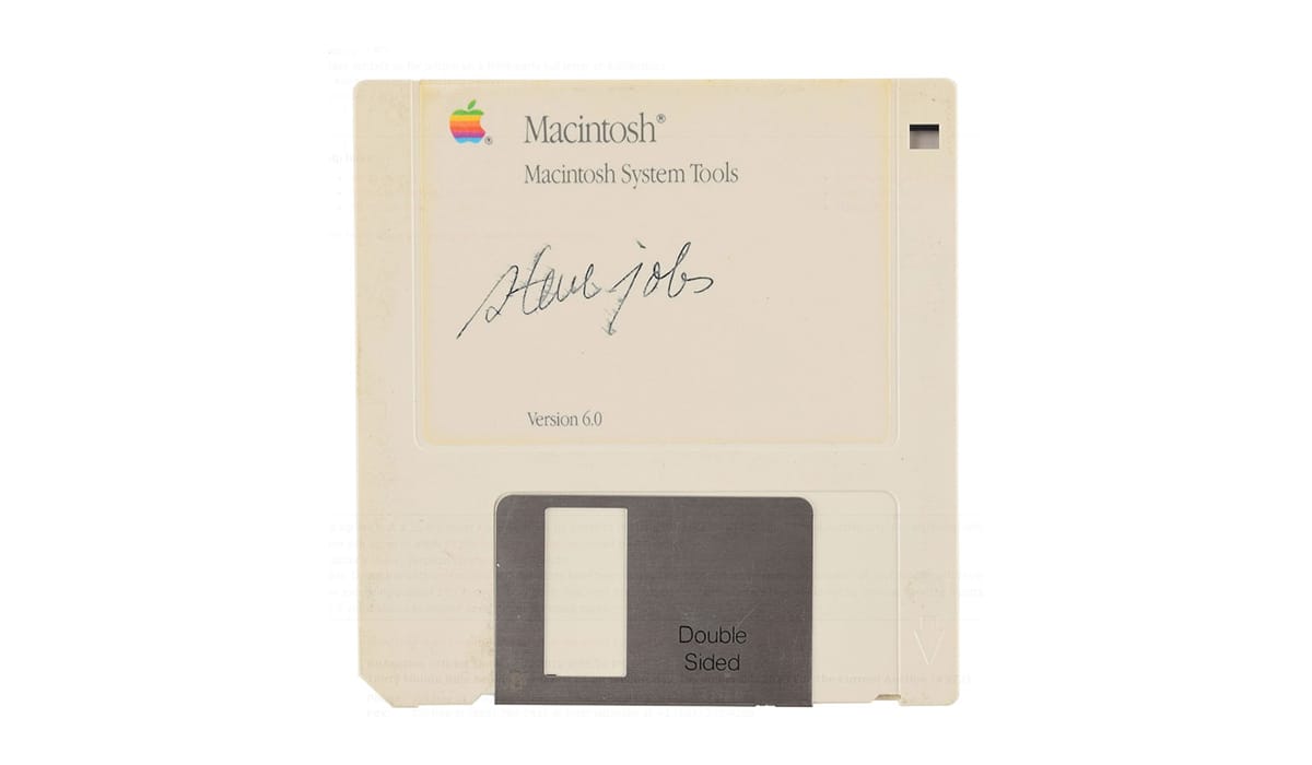 This Floppy Disk Signed By Apple's Steve Jobs Is Valued At Over USD8,000 - The Peak Malaysia