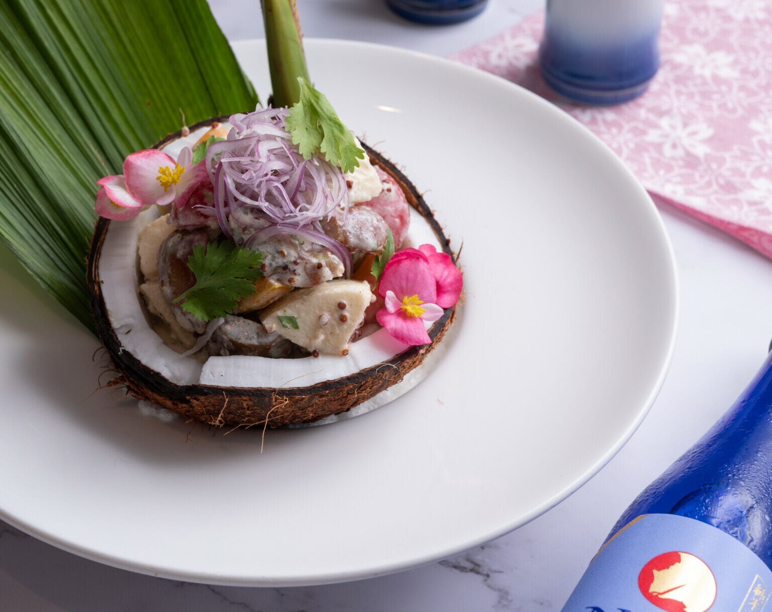 Ceviche with Coconut Pearl - The Peak Malaysia