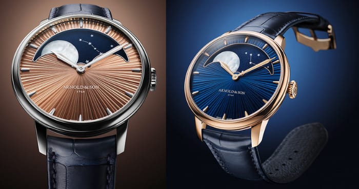 Arnold & Son’s latest moon-phase models shine with new dial finishes ...