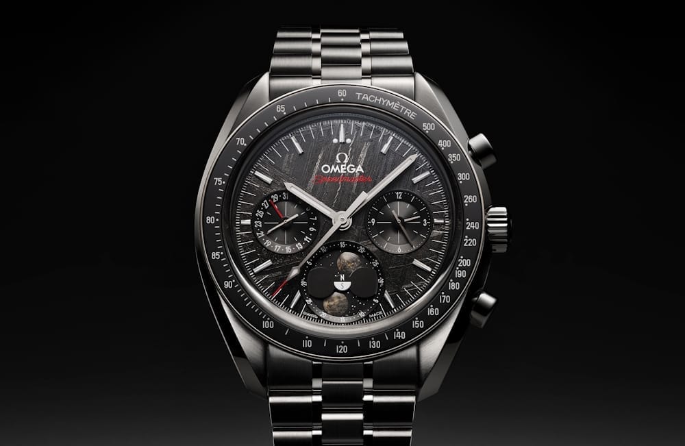 The Latest Omega Speedmaster Gets A Meteorite Dial